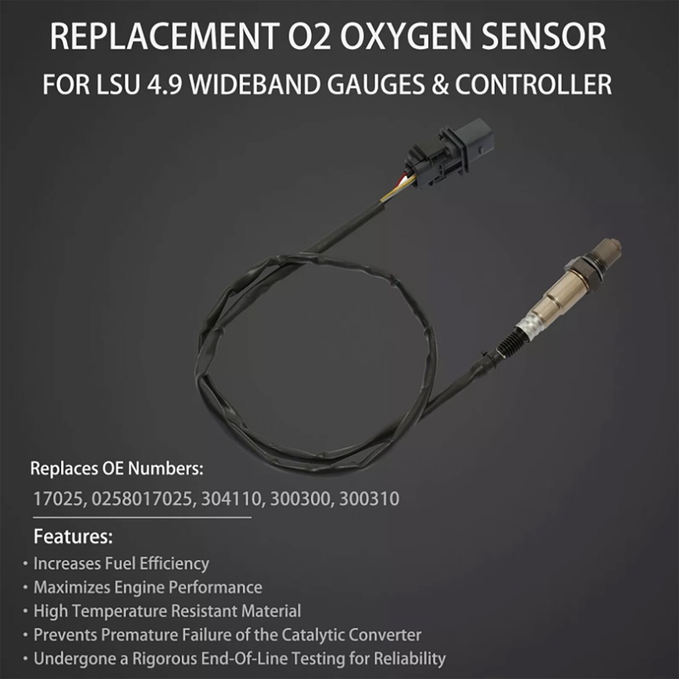 17025 LSU 4.9 For Bosch WideBand Oxygen Lambda O2 Sensor for PLX UEGO ...