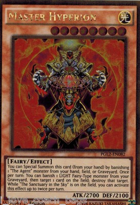 Master Hyperion PGL2-EN082 Gold Rare X 3 1st Mint YUGIOH English | eBay