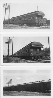 3 Original Vintage Cole Bros Passenger Rail Road Circus car, Geo Niles ...