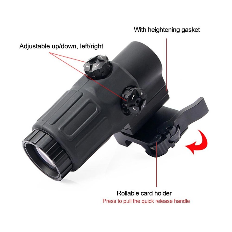 558+G33 Magnifier Qd Side copy Sight HHS holographic Red Green Dot ...