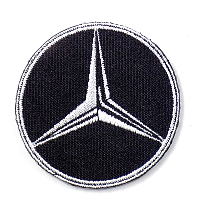 MERCEDES BENZ EMBROIDERED PATCH IRON/SEW ON 1-3/4" A, C, E, S, -CLASS ...