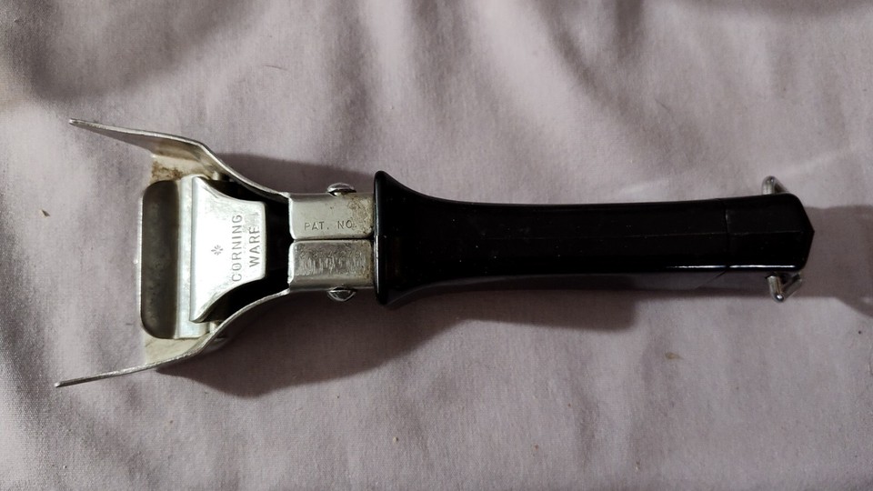 Vintage Corning Ware Twist Handle Helper Detachable Lock on Pot Or ...