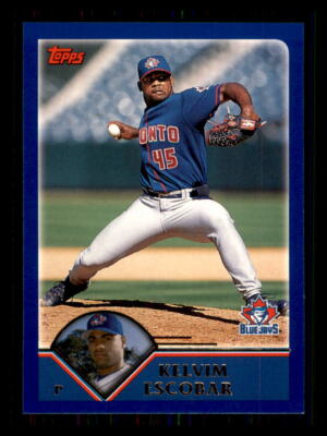 2003 Baseball Topps Kelvim Escobar Toronto Blue Jays #225 | eBay