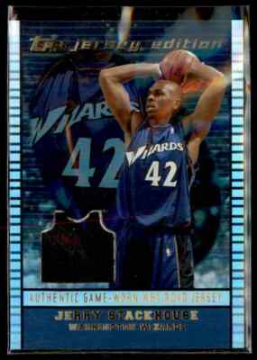 2003-04 Topps Jersey Edition Jerry Stackhouse Relic Washington Wizards ...