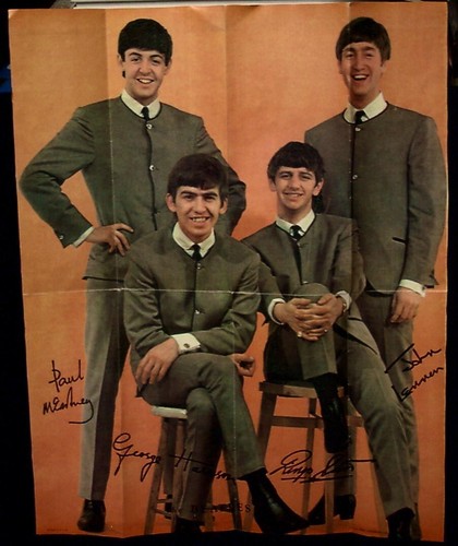 RARE BEATLES Vintage 1964 Oversized Poster, Greeting/Birthday Card | eBay