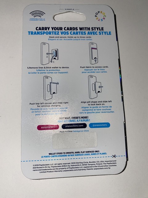 PopSockets Cell Phone Popwallet Card Holder PopSocket Space Galaxy for ...