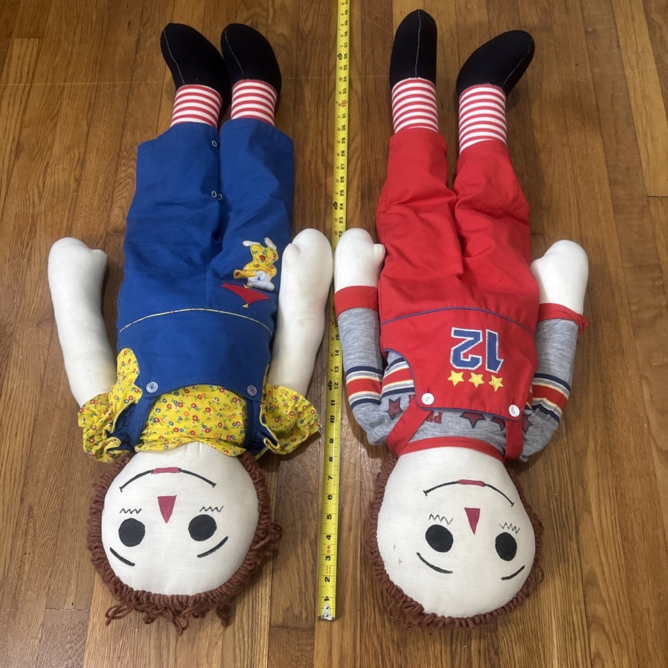 Raggedy Ann And Andy Doll Tag 1960s 32” Rare Vintage | eBay