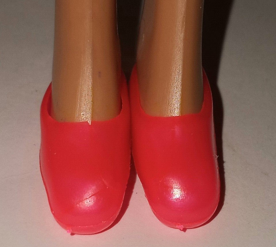 Vintage Hot Pink Squishy Barbie Ballet Shoes | eBay