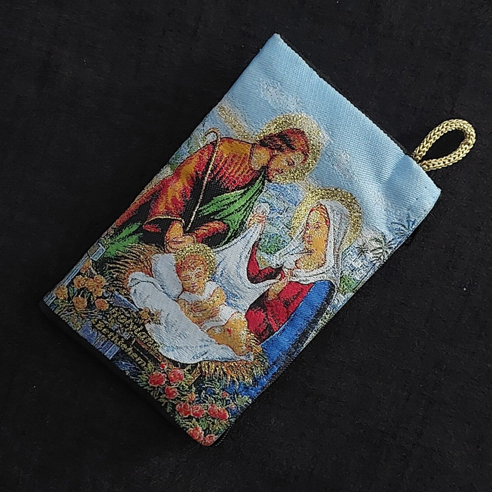 Orthodox Holy Family Icon Zippered purse tapestry bag hand made from ...