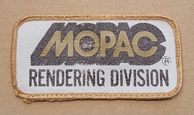 MOPAC RENDERING DIVISION OIL PATCH | eBay
