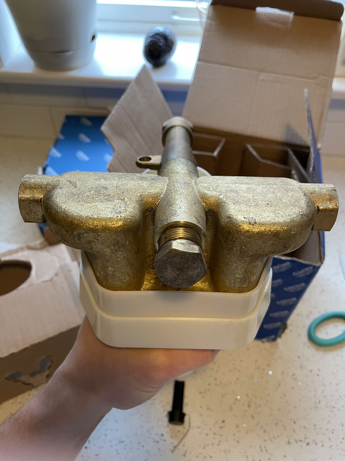 Grohe 34126000 GROHTHERM 1/2-In THERMOSTATIC Shower Mixer Rough-in with ...