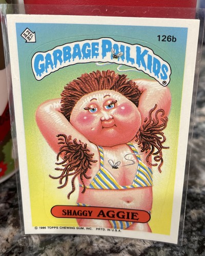 1986 topps garbage pail kids #126b Shaggy Aggie | eBay