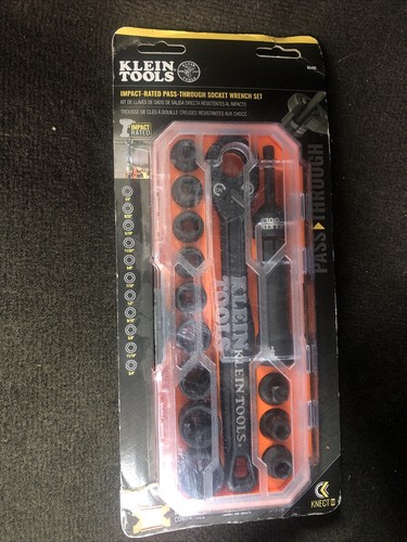 Klein Tools Impact Rated Pass Through Socket Wrench 65400KNECT ...