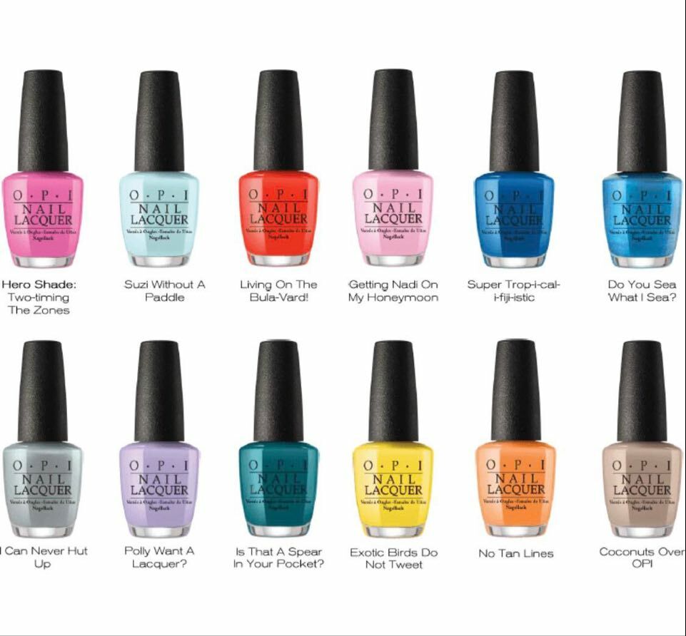 Opi Nail Polish Colors Names
