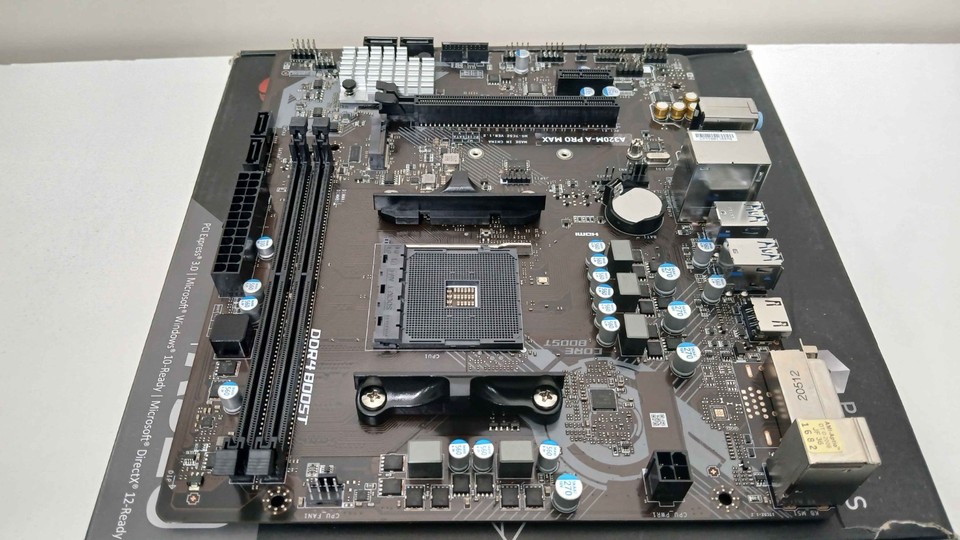 MSI A320M-A PRO MAX motherboard A320M AM4 | eBay