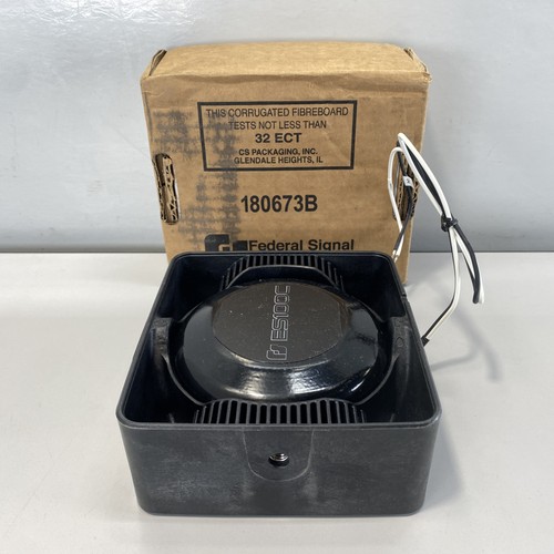 Federal Signal Speaker Siren DynaMax 100W ES100C-Black | eBay