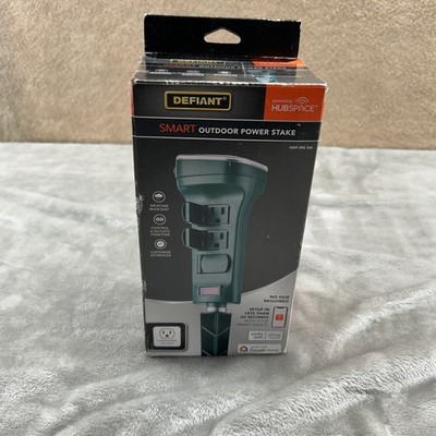 Defiant Smart Out Door Power Stake/Outlet | eBay