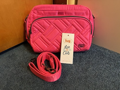 Lug Ranger Mini Crossbody Bag In Magenta 2 Hot Pink New! | eBay