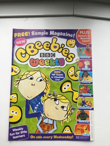 CBeebies Magazine Sample Issue 2006 new Charlie and Lola, Tweenies ...