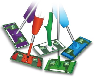 3 pk Green Glider Reusable Washable Mop Pad for Swiffer Wet Jet Swiffer ...