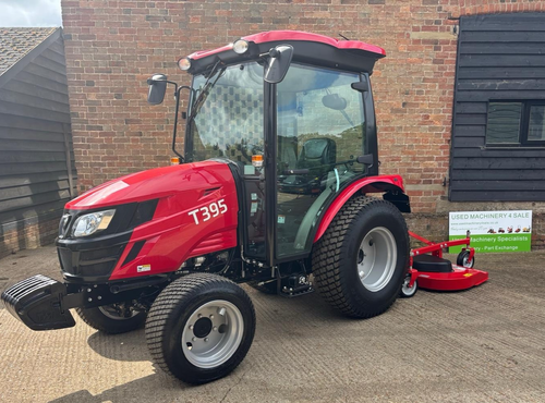 Tym T395 Compact Diesel Tractor With 1.8m Finishing Mower (2.2 HOURS ...