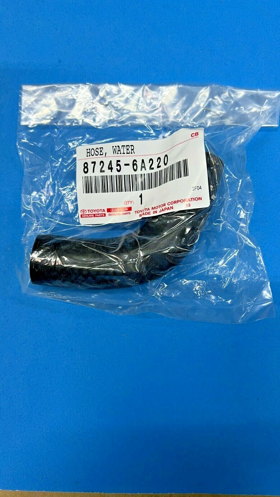 GENUINE TOYOTA & LEXUS 872456A220 REAR WATER INLET A HEATER HOSE 87245 ...