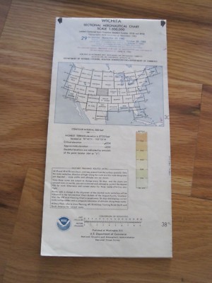 Aeronautical Chart Wichita 1982 Vintage | eBay