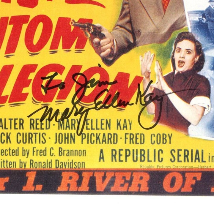 Autographed postcard Actress Mary Ellen Kay | eBay