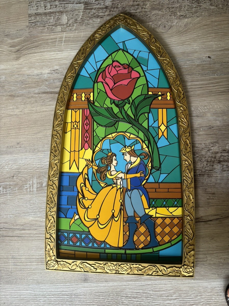 Disney Beauty And The Beast Stained Glass Disney Beauty And The Beast