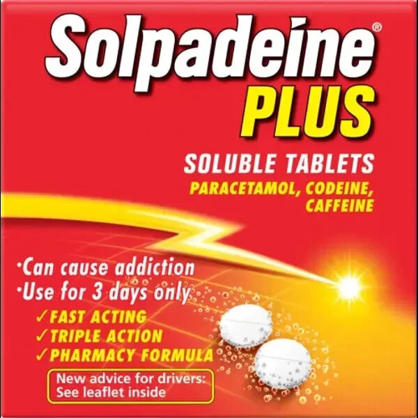Solpadeine Plus Soluble - 24 Soluble Tablets- Pain Relief - Free ...