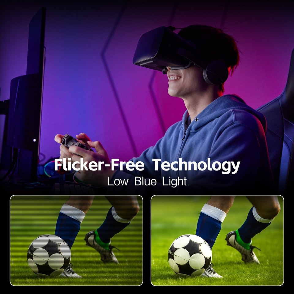 22 inch 100Hz Monitor, Full HD (1920 x 1080p) Computer Monitor, 105% ...