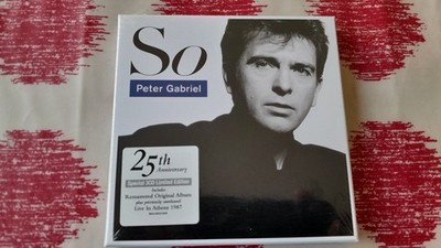 Peter Gabriel So 25th Anniversary Edition 3-CD Box Set Remastered NEW ...