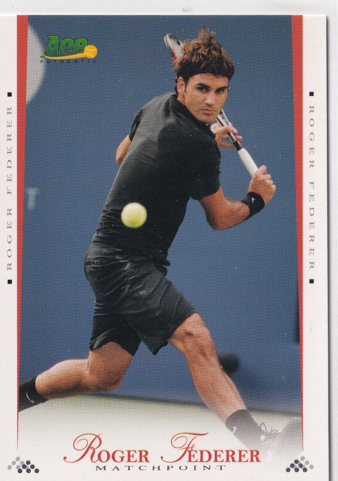 Roger Federer 2008 Ace Authentic Matchpoint - [Base] #1 (1 CARD) | eBay