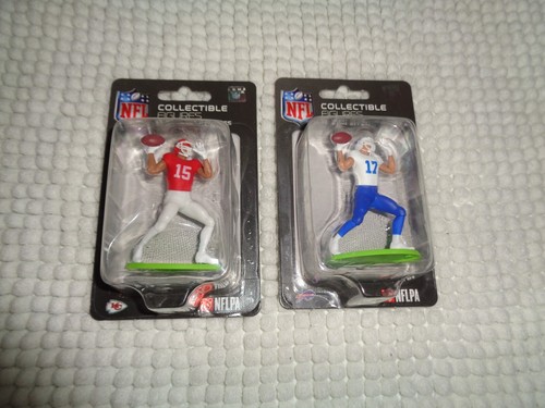 New 2023 NFL Collectible Figures #15 Patrick Mahomes & #17 Josh Allen ...