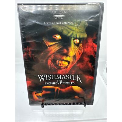 Wishmaster 4 the Prophecy Fulfilled DVD Movie Rated R 92 Minutes ...