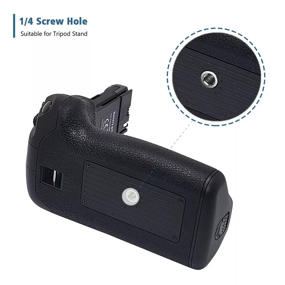 For Canon EOS 70D 80D 90D Camera Battery Handle Grip Accessories BG-E14 ...