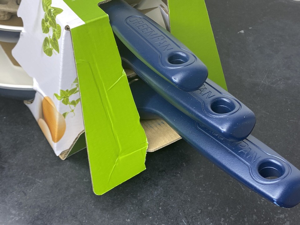 New The Original Greenpan Rio Collection 3 pc Set Navy Blue | eBay