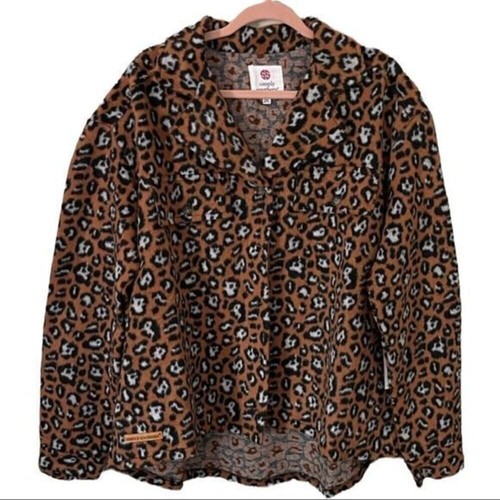 NWT Simply Southern Leopard Print Shacket Size XXL | eBay