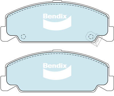 Brake Disc Pad Set Front Bendix DB1259 GCT For HONDA Civic EE EG EH EJ ...