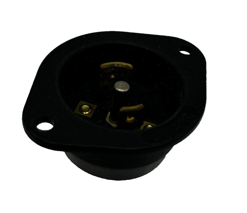 ARROW HART 7486N Locking Midget Flanged Inlet Plug 15A 125/250V 3P 3W ...