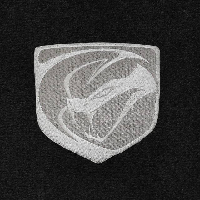Lloyd Luxe Small Trunk Mat for '13-17 Dodge Viper w/Viper Snake Silver ...
