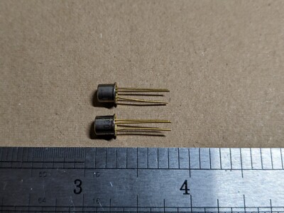 Lot of 2 NOS Texas Instruments 2N3251 Transistors – Gold Leads | eBay