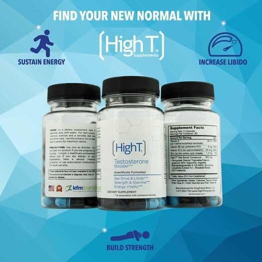 High T Testosterone Booster Supplement 60ct | eBay