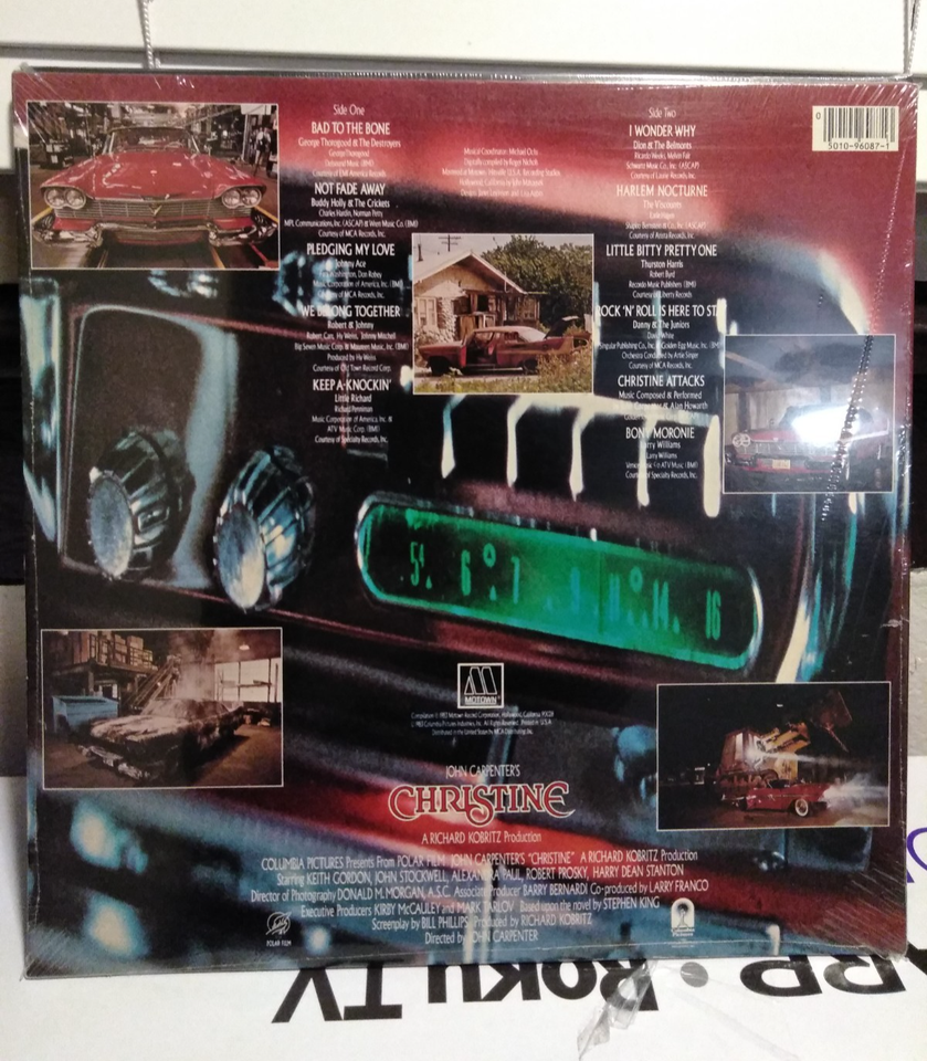 Christine 1983 Original Soundtrack Stereo Promo Motown Various Artists ...