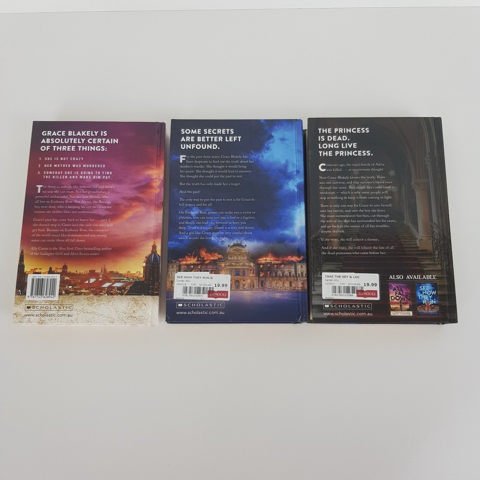 All Fall Down See How They Run Take The Key Lock Her Up Ally Carter ...