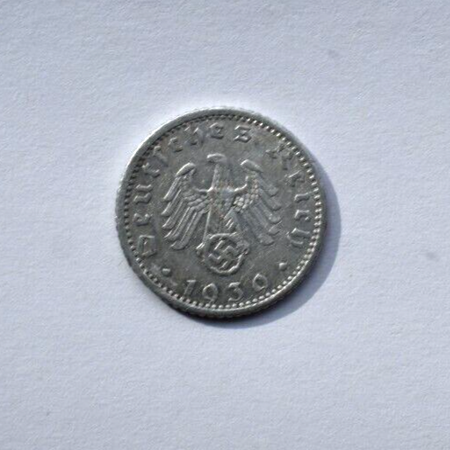 1939 GERMAN 3rd REICH 50 REICHS PFENNIG WWII COIN Key Date | eBay