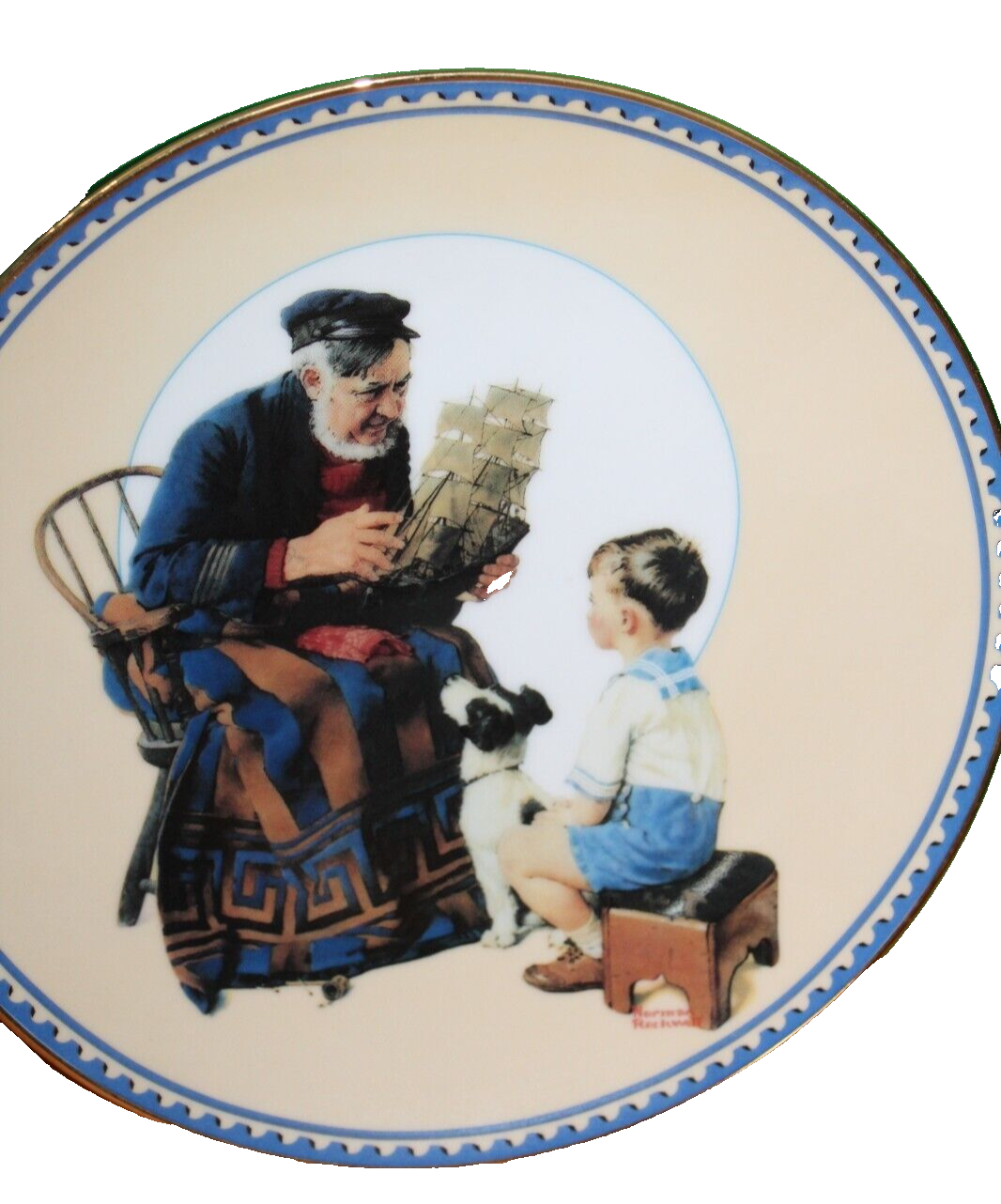 Norman Rockwell The Sea Captain Knowles Collector Plate First Issue ...