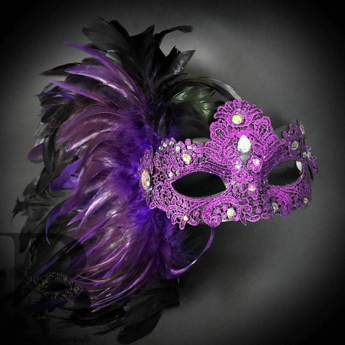 Feather Masquerade Ball Masks White Feathered Venetian Masquerade Mask