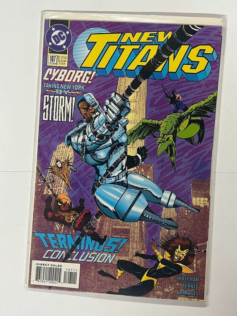 The New Titans #107 Cyborg by Storm Terminus Marv Wolfman 1994 DC ...