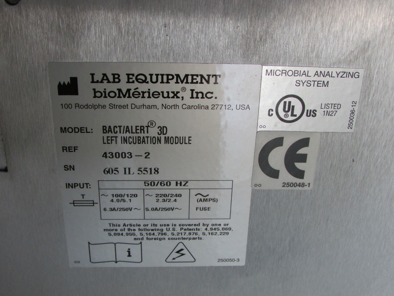 * BIOMERIEUX BACT/ALERT 3D MICROBIAL ANALYSING DETECTING SYSTEM | eBay